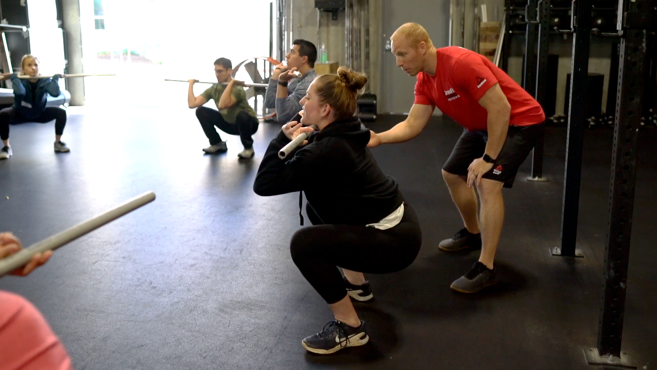 CrossFit | Cueing the Elbows up in the Front Squat