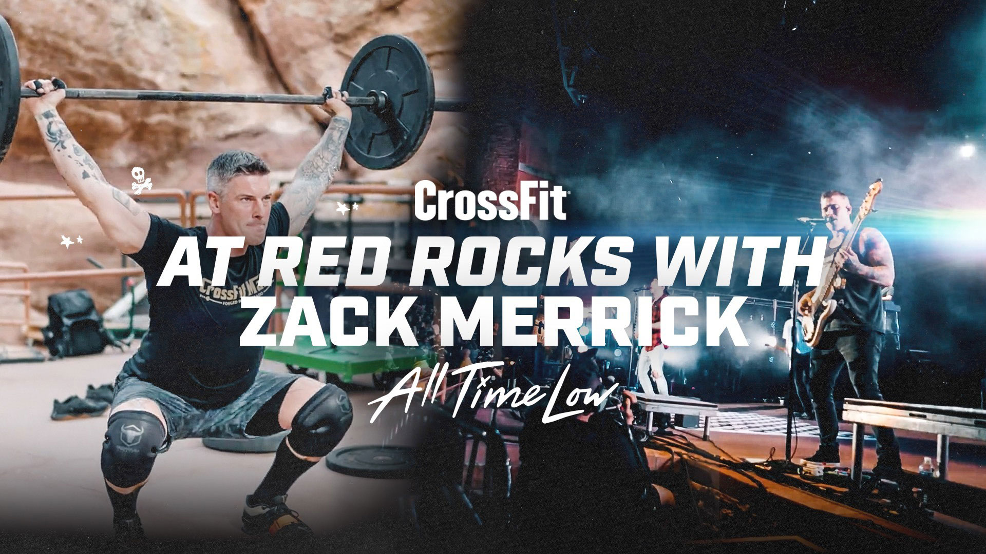 CrossFit | Zack Merrick of All Time Low Does CrossFit WOD at Red Rocks